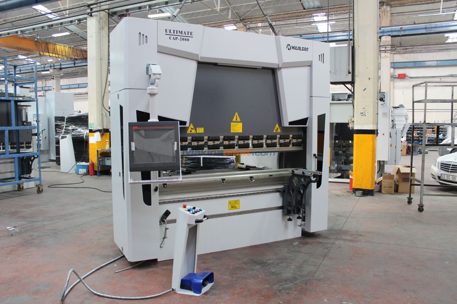 HİLALSAN 2 METRE 80 TON CNC ABKANT PRES Used Press Brakes machine for sale