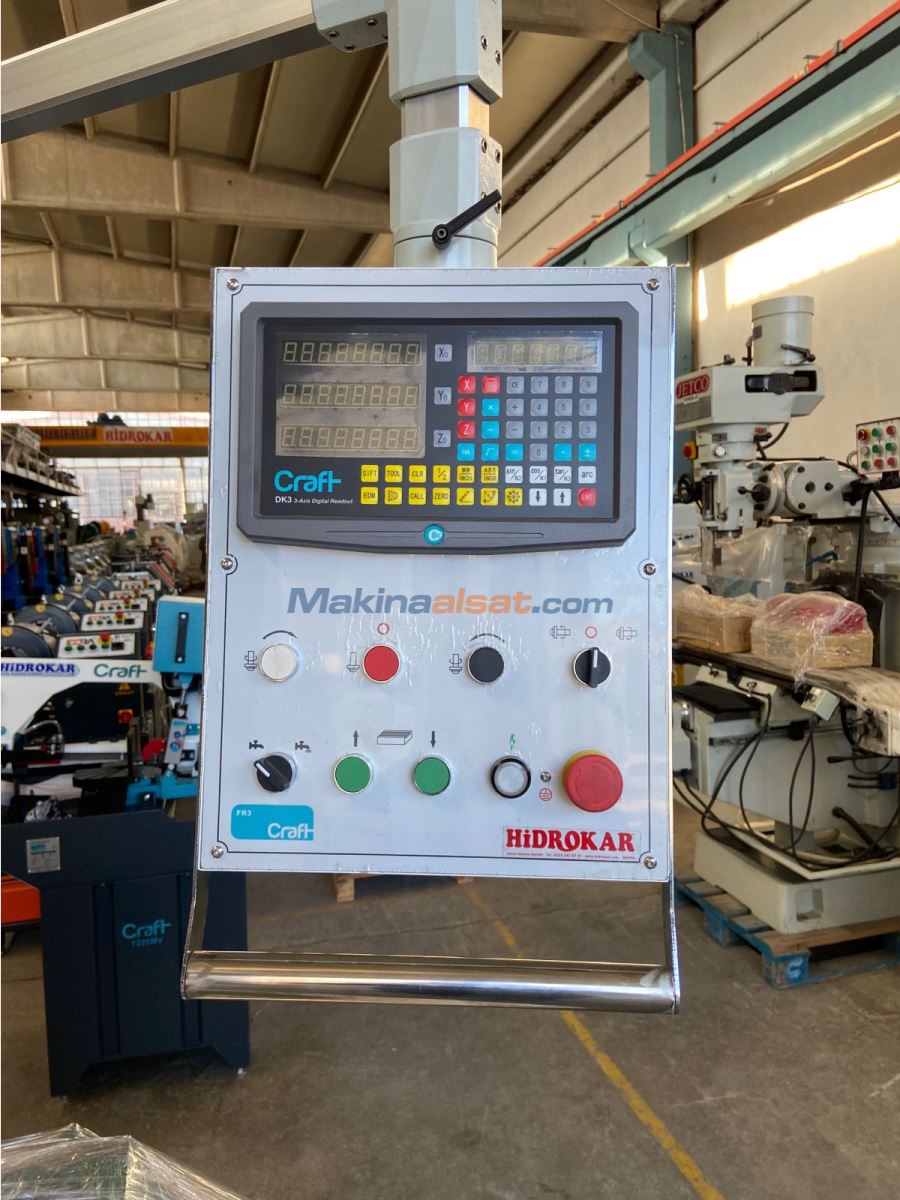 CRAFT FR3 DİJİTALLİ KALIPÇI ÜNİVERSAL FREZE Used Universal Milling ...