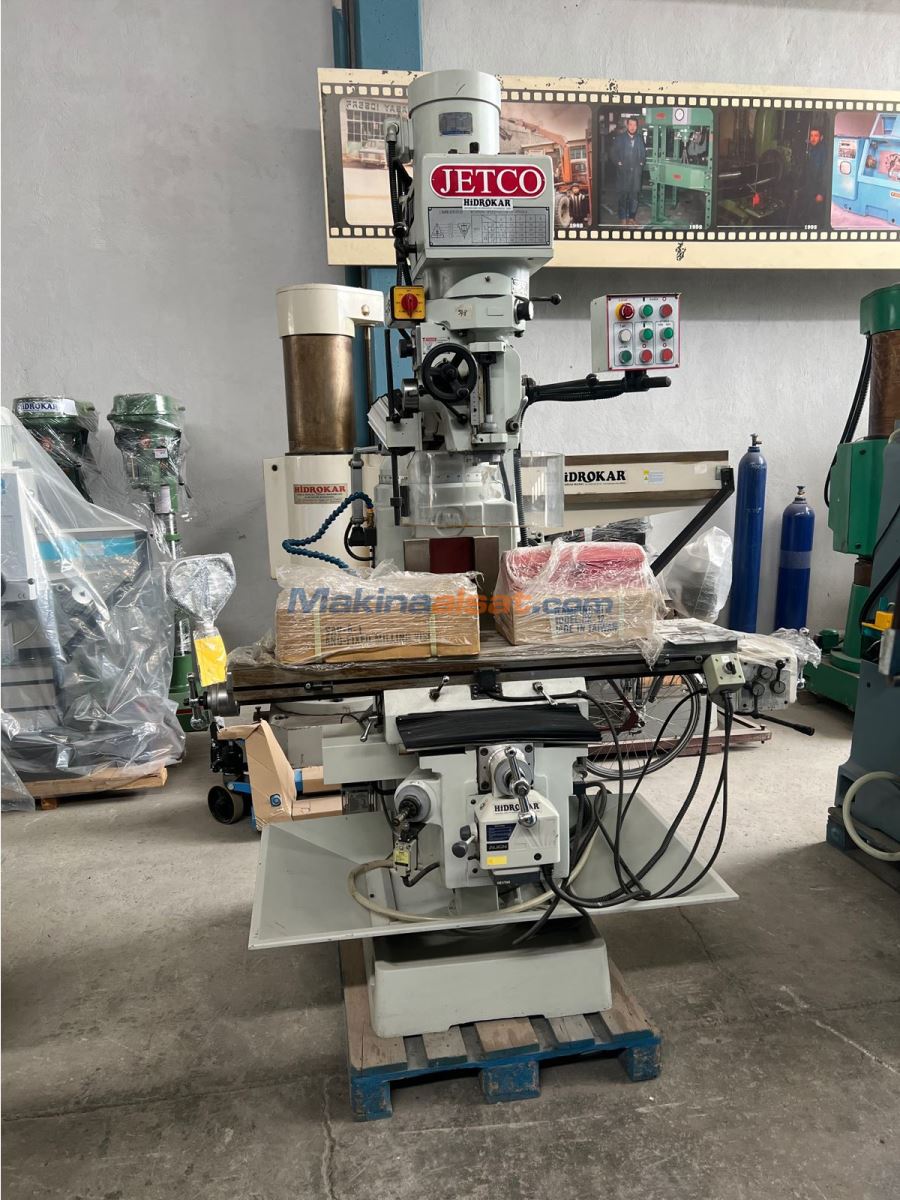TAİWAN JETCO JBE-4 SIFIR KALIPÇI FREZE Used Universal Milling Machines ...