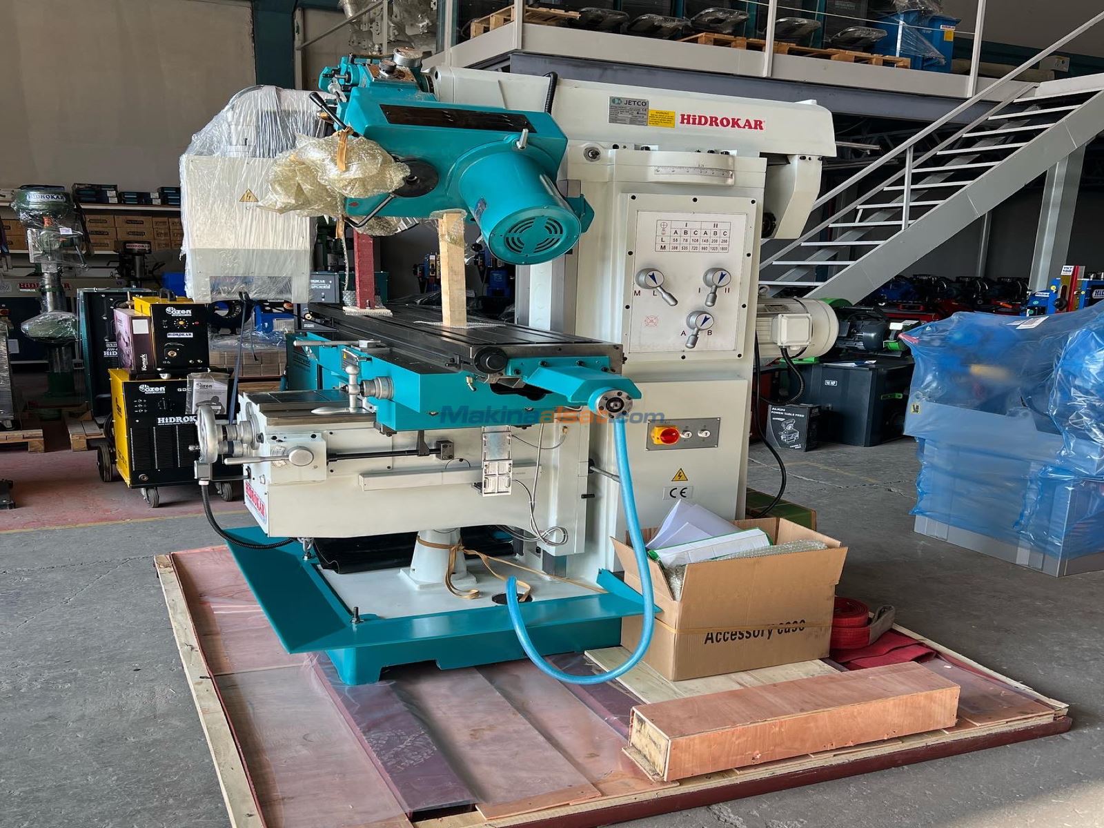 JETCO JVHM-1 SERVO 1300 mm X HAREKET KALIPÇI ÜNİVERSAL FREZE Used ...