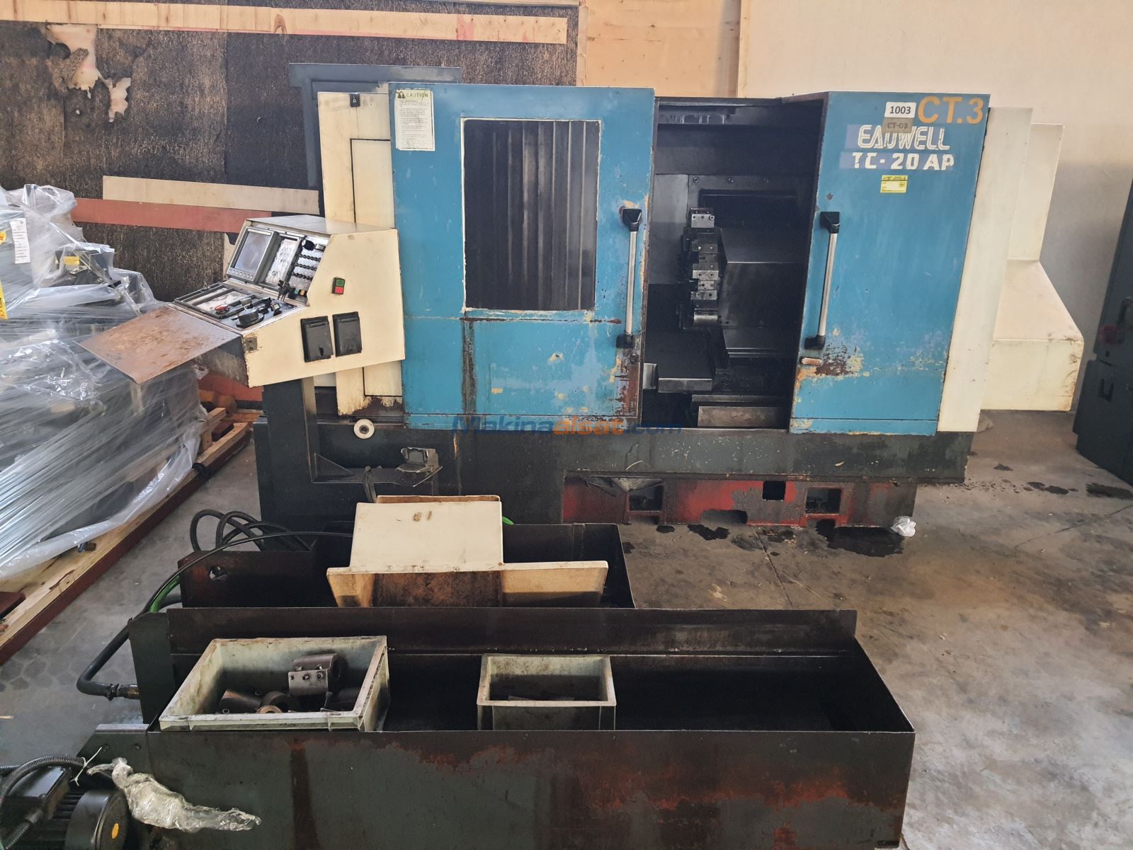 Leadwell LTC 20 / 8 inç Cnc Torna Used Cnc Lathe machine for sale