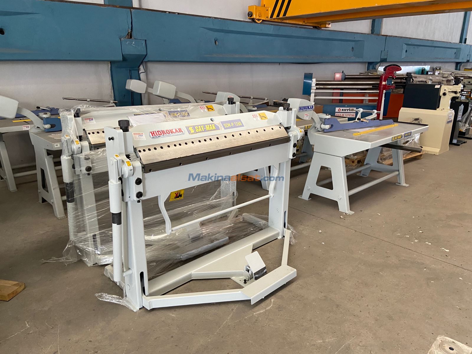 Satılık ikinci el SAYMAK SCM-P 1260x2mm PARÇA BIÇAKLI CAKA Caka / Kenet ...