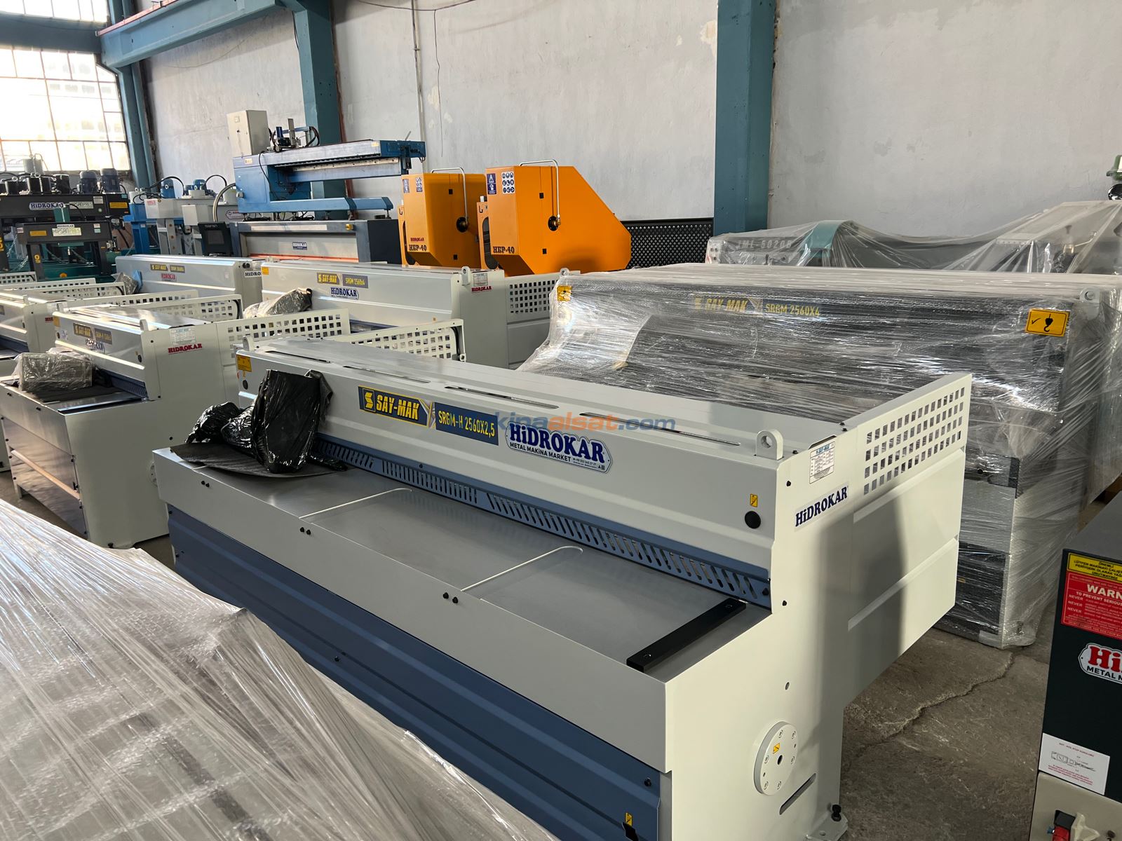 SAYMAK SRGM-H 2560x2,5MM REDİKTÖRLÜ GİYOTİN MAKAS Used Mechanical ...