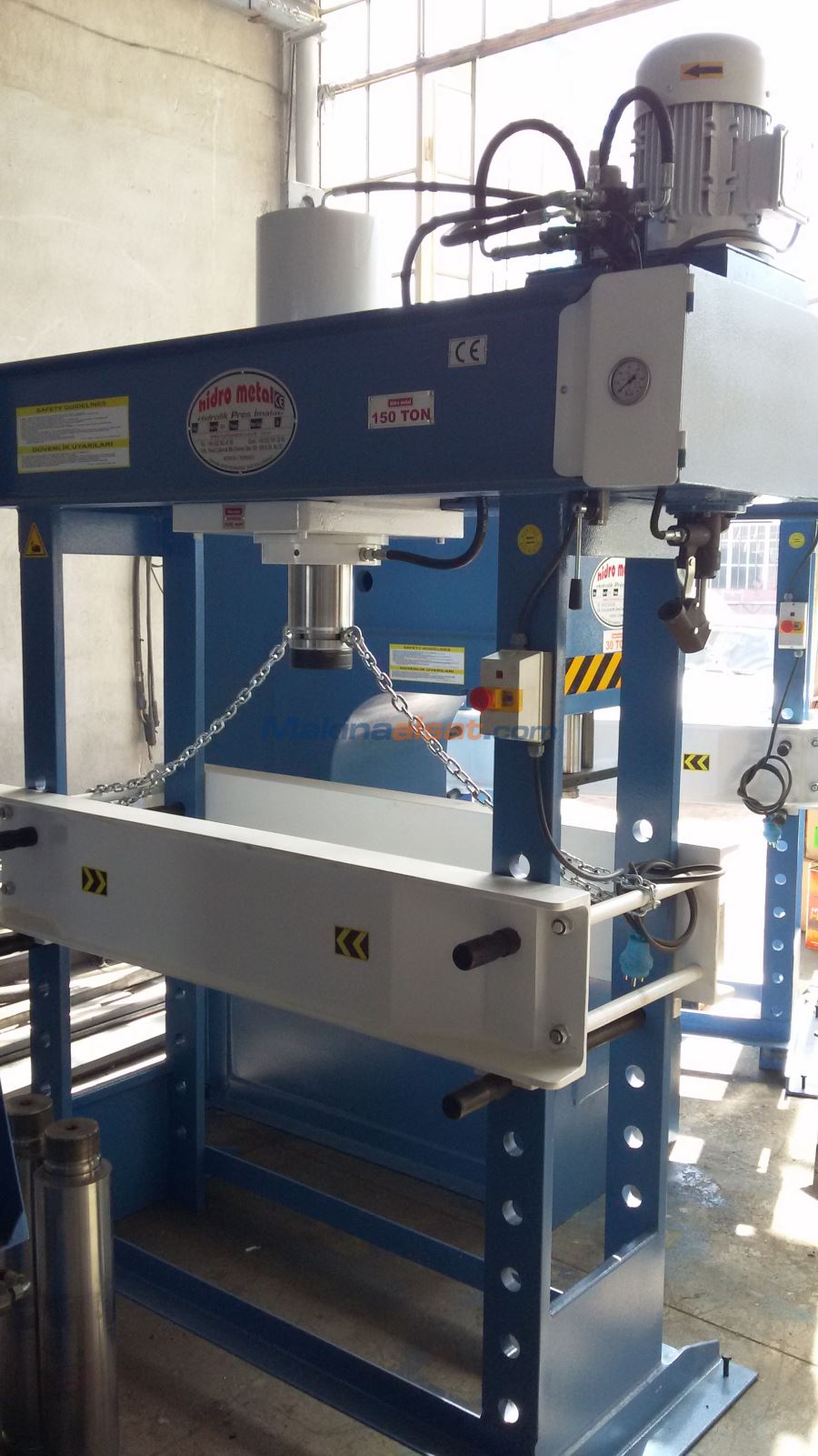 150 TON HİDROLİK PRES Used Hydraulic Tryout Press machine for sale