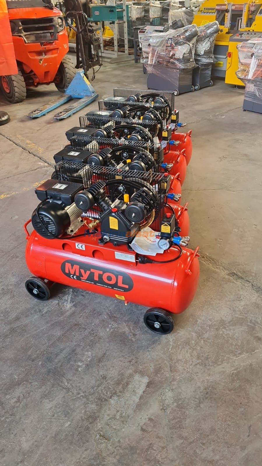 MY TOL 80 LT PİSTONLU KOMPRESÖR Used Air Piston Compressors machine for ...