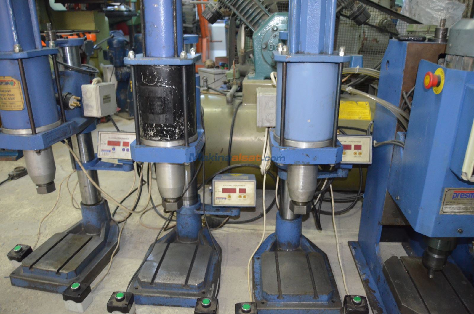 Satılık ikinci el AC6000 ELEKTRİKLİ PERÇİN PRESİ Perçin Makinası makinesi