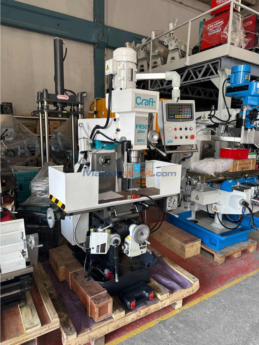 CRAFT FR50 PLUS KALIPÇI ÜNİVERSAL DİJİTALLİ FREZE Used Universal ...