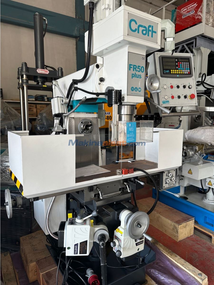 CRAFT FR50 PLUS KALIPÇI ÜNİVERSAL DİJİTALLİ FREZE Used Universal ...