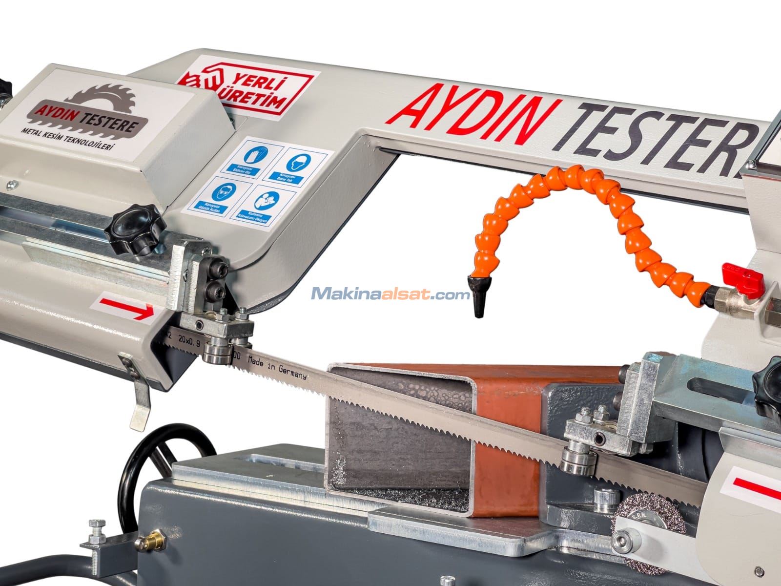 AYDIN MARKA 180'LİK (SIFIR) AÇILI ŞERİT TESTERE Used Band Sawing ...