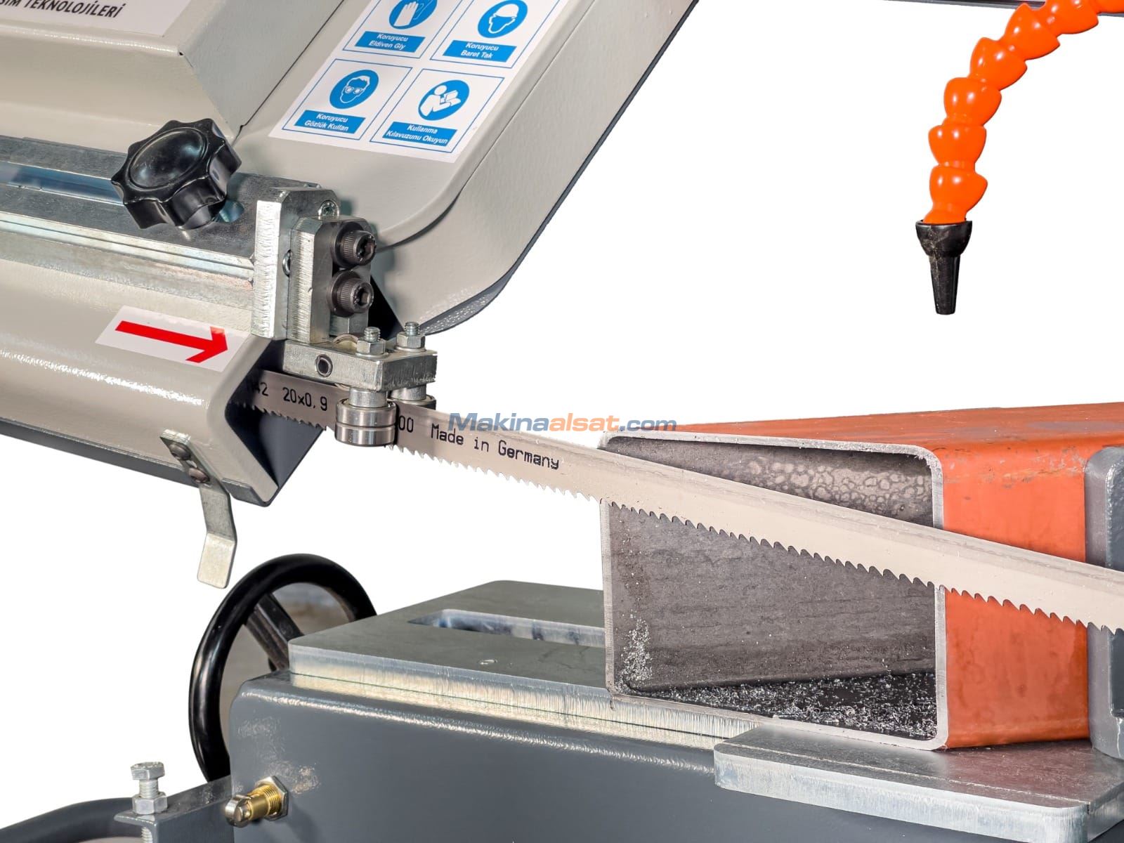 AYDIN MARKA 180'LİK (SIFIR) AÇILI ŞERİT TESTERE Used Band Sawing ...