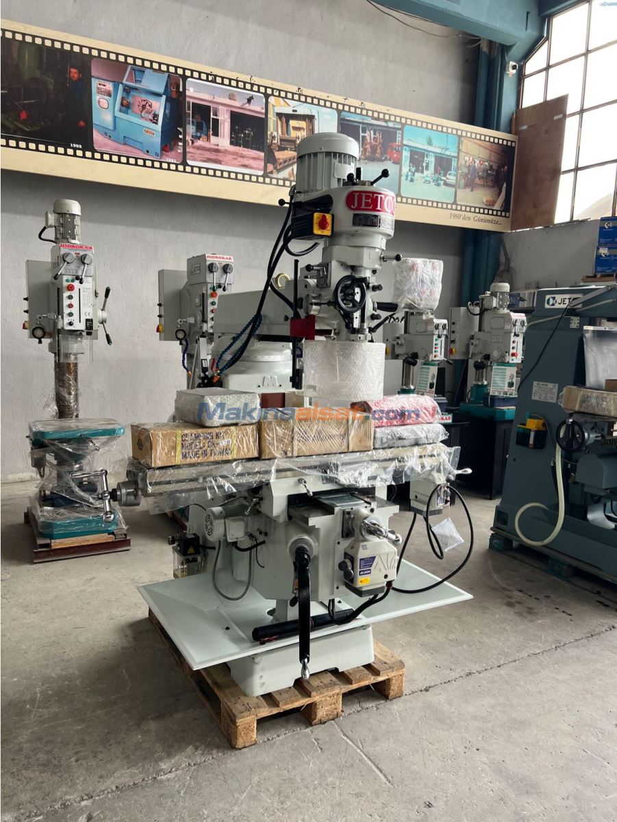 Satılık ikinci el JETCO JBE-3Q 3 EKSEN OTOMATİK+ MOTORLU KALIPÇI FREZE ...