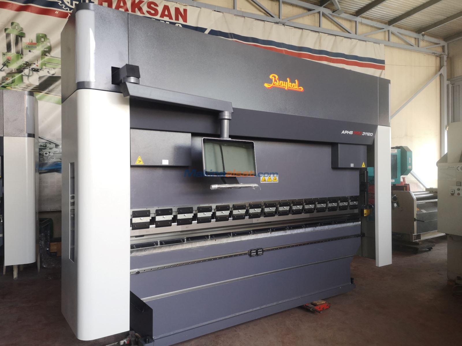 Satılık ikinci el YENİ BAYKAL APHS 3100 x 120T x 6MM CNC HİDROLİK ...