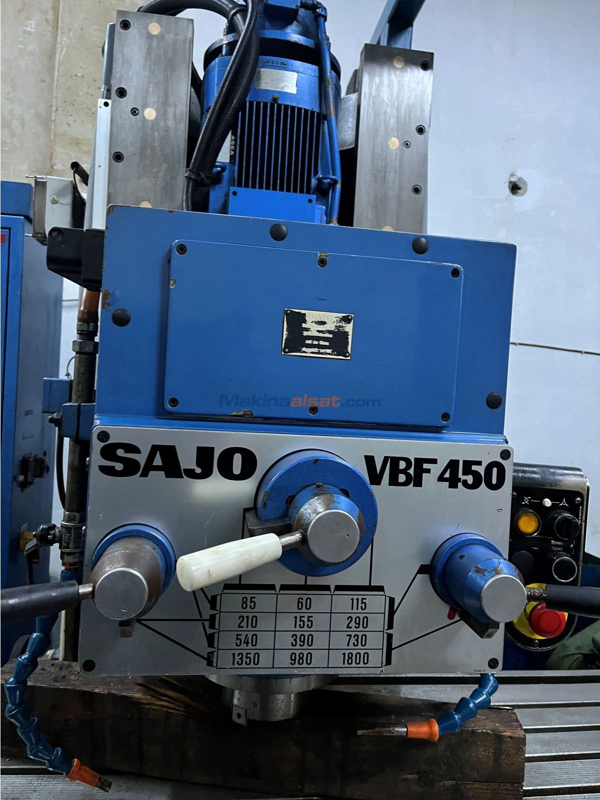 Satılık ikinci el ALMAN 1600x600x650 ISO 50 FANUC KONTROL CNC FREZE CNC ...