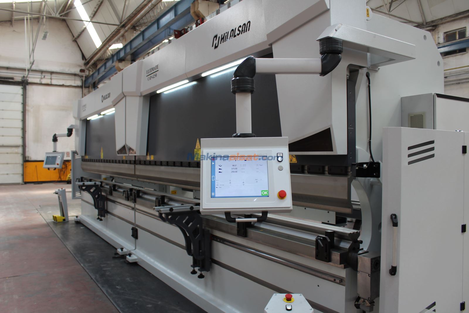 HİLALSAN 8 METRE 500 TON CNC TANDEM ABKANT PRES Used Press Brakes ...