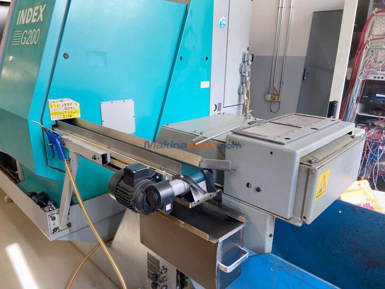 INDEX G 200 CNC Otomat Torna Used Cnc Sliding Head Lathe machine for sale