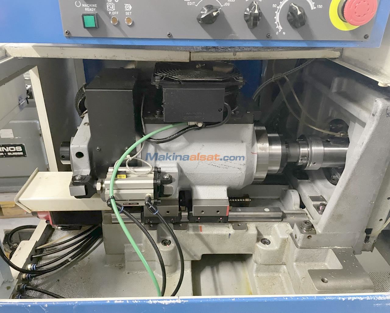 TSUGAMI B012 AE CNC Otomat Torna Used Cnc Sliding Head Lathe machine ...