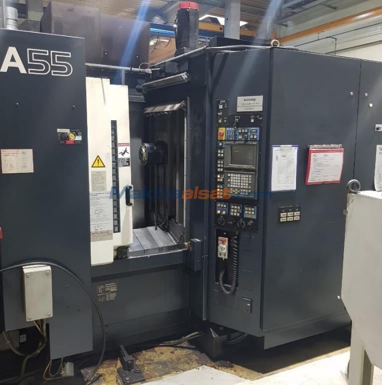 MAKİNO A55 JAPON FANUC CNC YATAY İŞLEME MERKEZİ Used Horizontal ...