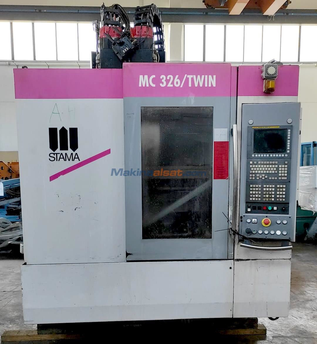 STAMA MC 326 / TWIN CNC Yatay işlem Used Horizontal Machining Center ...