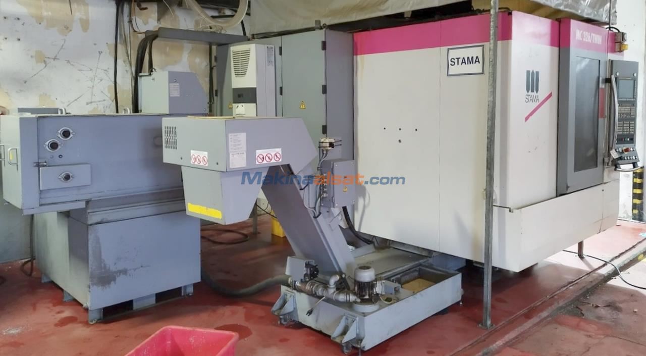 STAMA MC 326 / TWIN CNC Yatay işlem Used Horizontal Machining Center ...