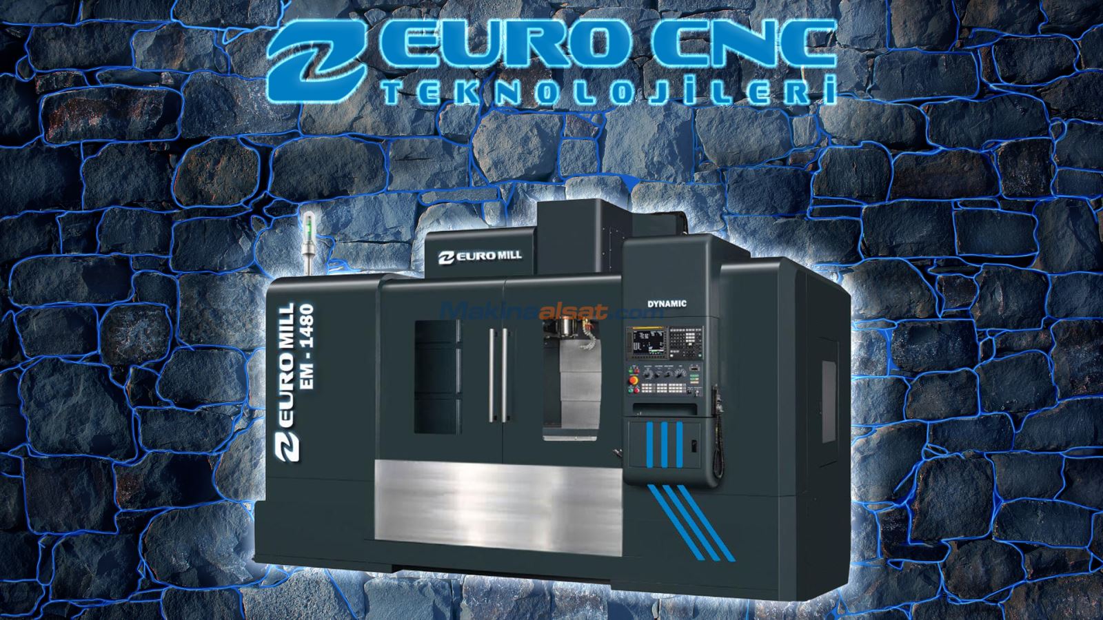 EURO MİLL CNC İŞLEME MERKEZİ Used Cnc Vertical Machining Center machine ...