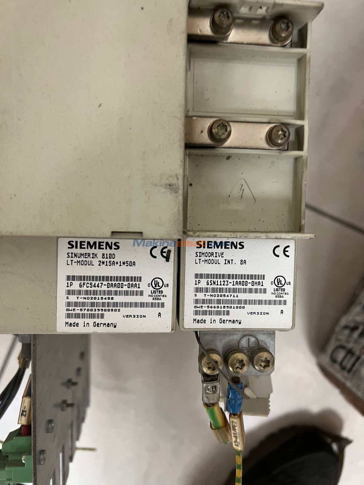 SIEMENS SINUMERIK 810D 6FC5447-0AA00-0AA1 + CPU 810D KOMPLE Used Cnc ...