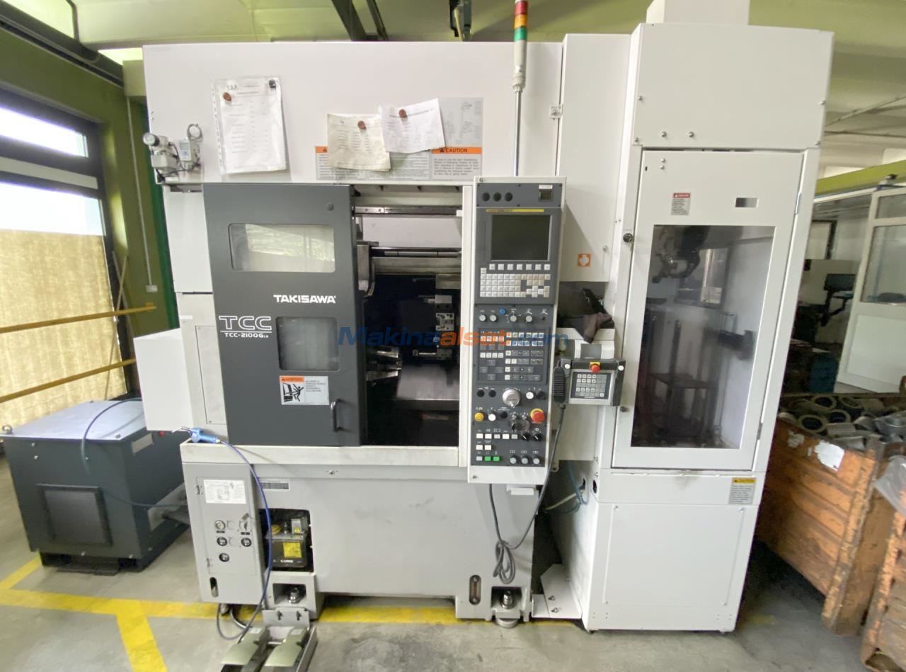Satılık ikinci el TAKISAWA TCC 2100G L3 CNC Torna CNC Torna makinesi