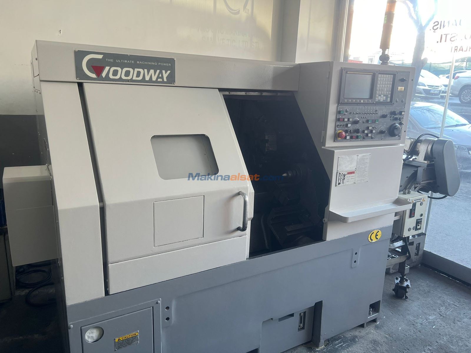 2004 MODEL GLS 200 GOODWAY 8 İNC CNC TORNA Used Cnc Lathe machine for sale