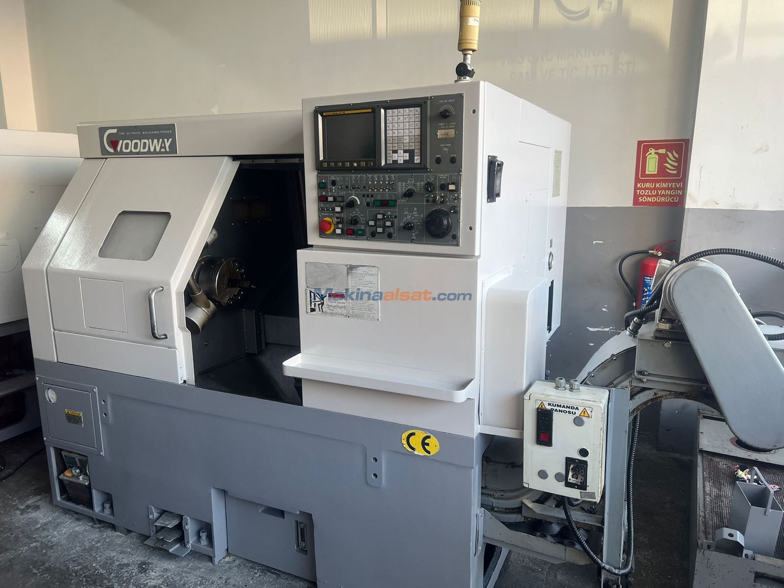 2004 MODEL GLS 200 GOODWAY 8 İNC CNC TORNA Used Cnc Lathe machine for sale