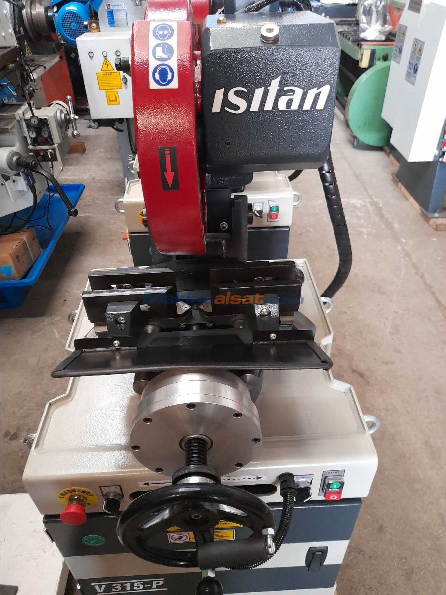 ISITAN V-315 P (PNÖMATİK MENGENE) ÇAPAKSIZ KESİM DAİRE TESTERE Used ...