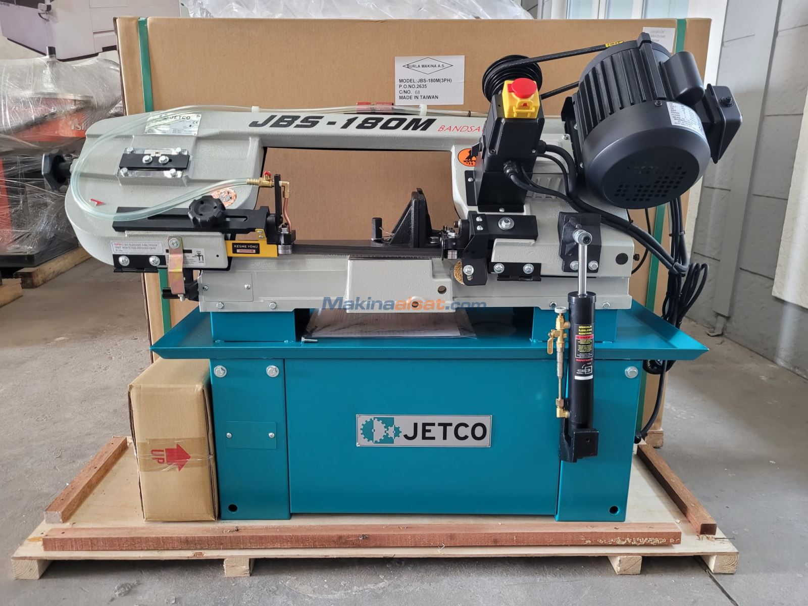 Satılık ikinci el JETCO JBS 180 M MONOFAZE ŞERİT TESTERE Şerit Testere ...