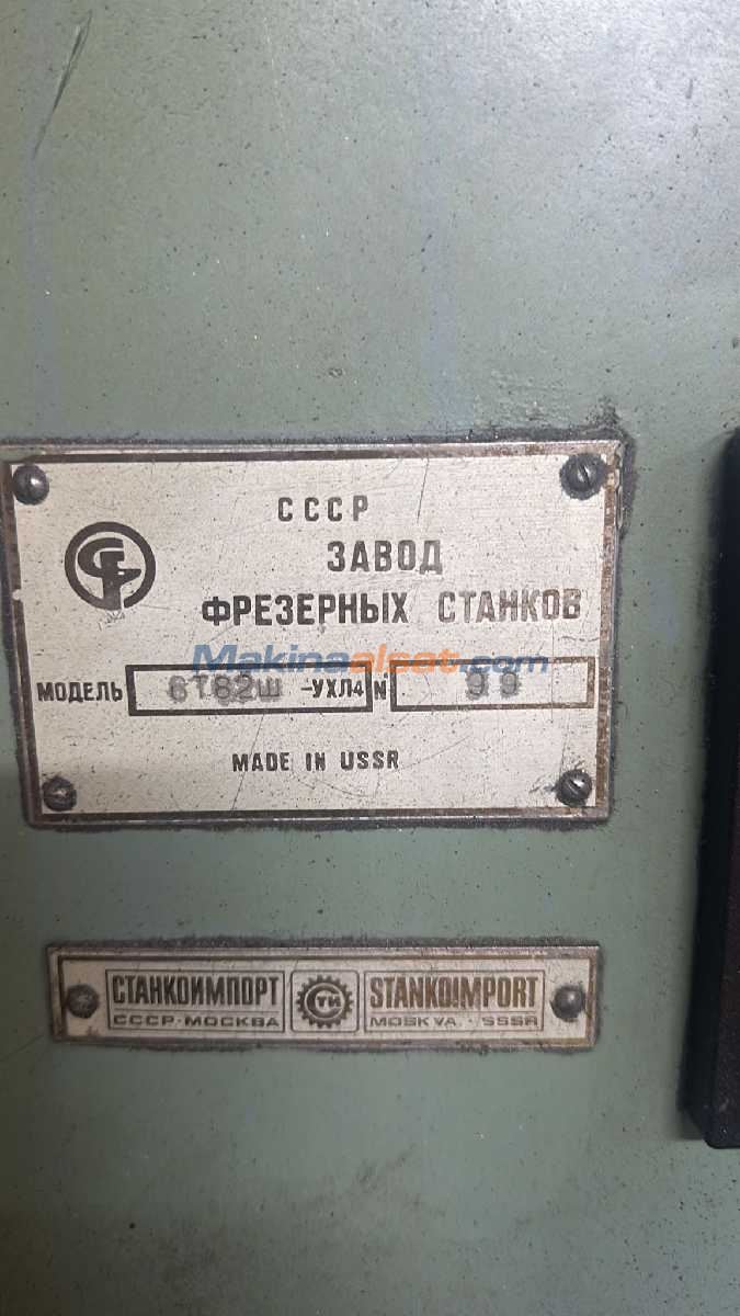 STANKOIMPORT 6T82W RUS ÜNİVERSAL FREZE Used Universal Milling Machines ...