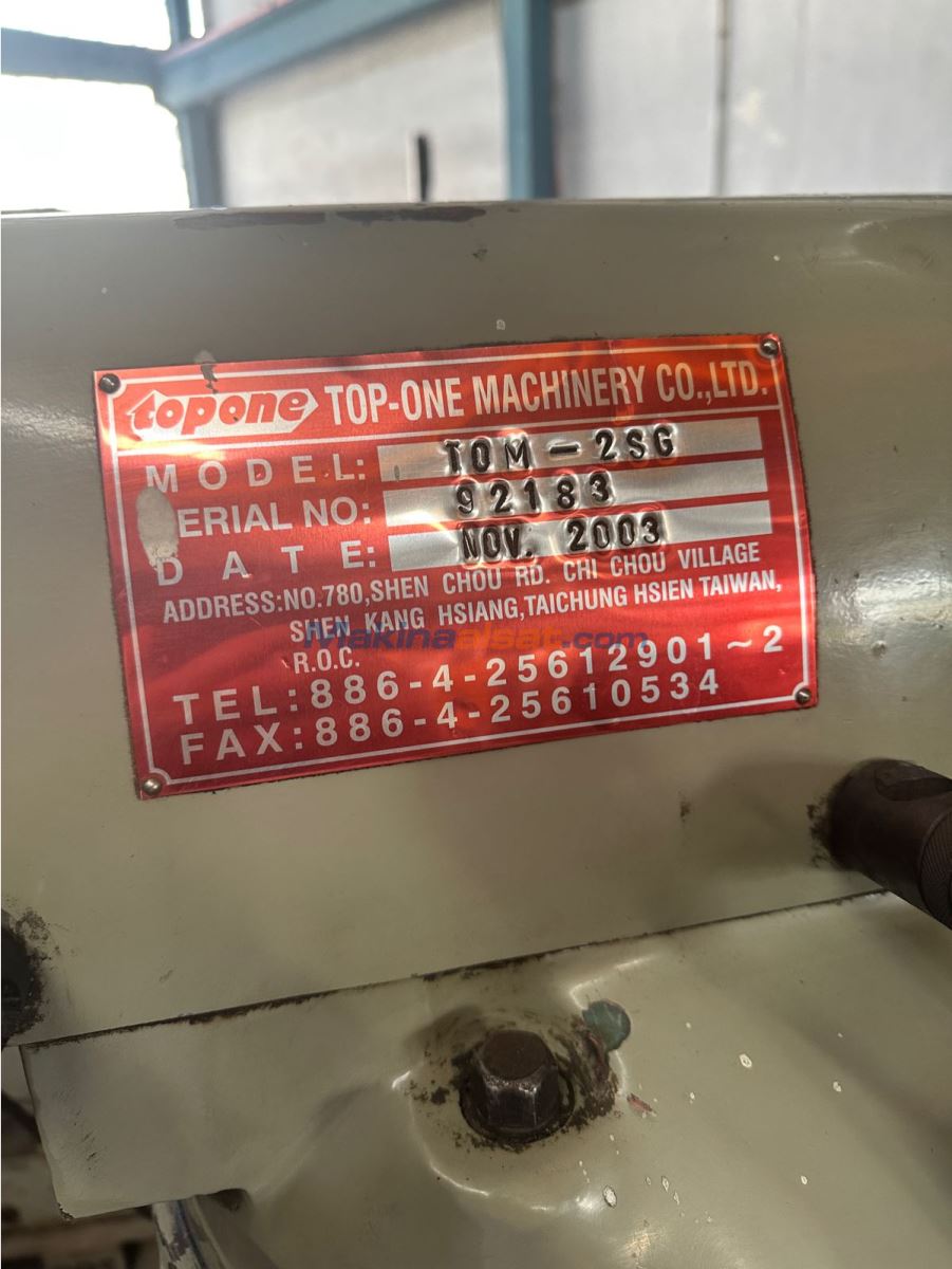 Satılık ikinci el TAİWAN X EKSEN OTOMATİK 1245 x 230 KALIPÇI FREZE ...