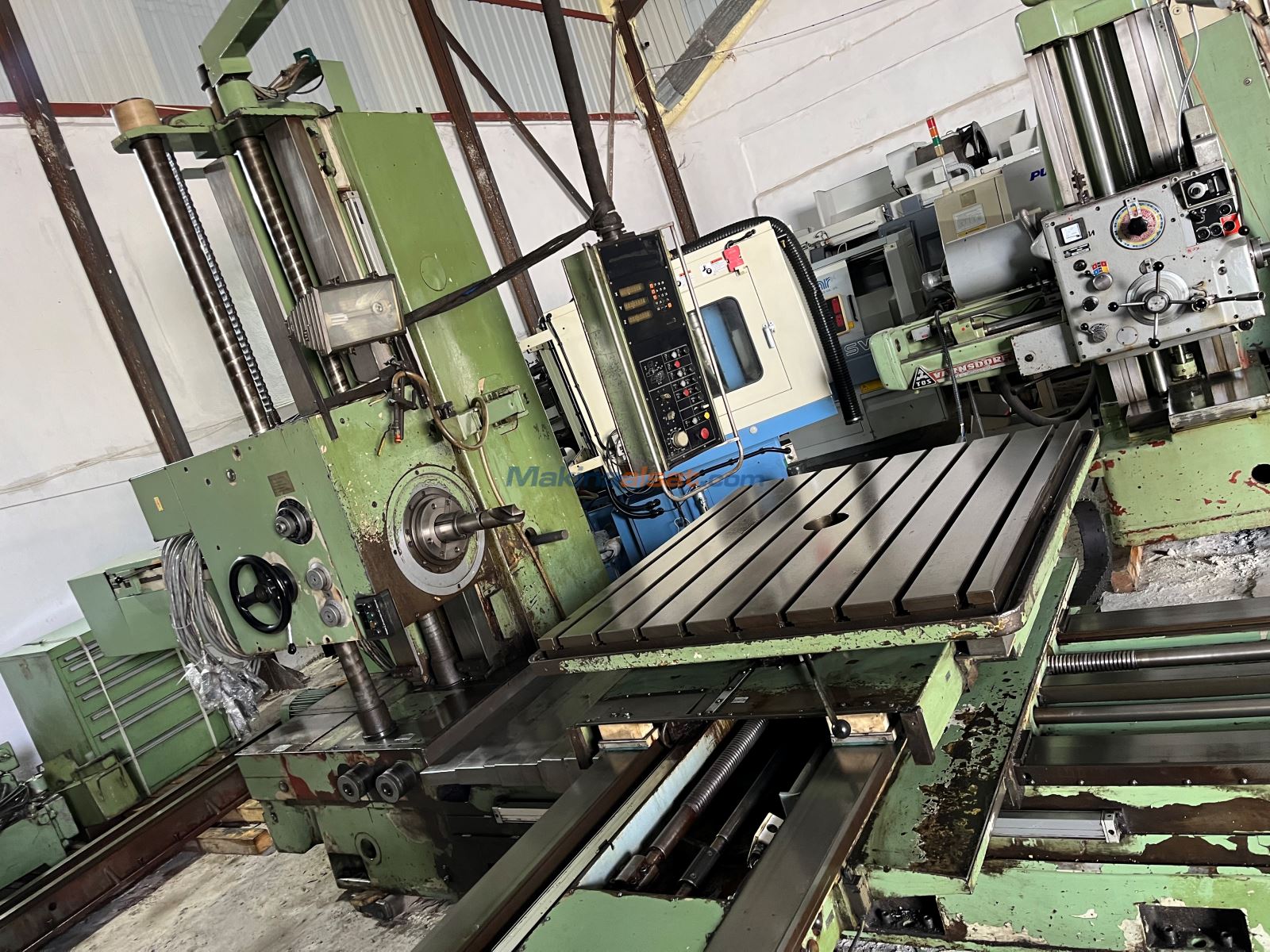 UNION WMW BFT 90 lık BOHRWERK Used Table Type & Floor Type Borer ...