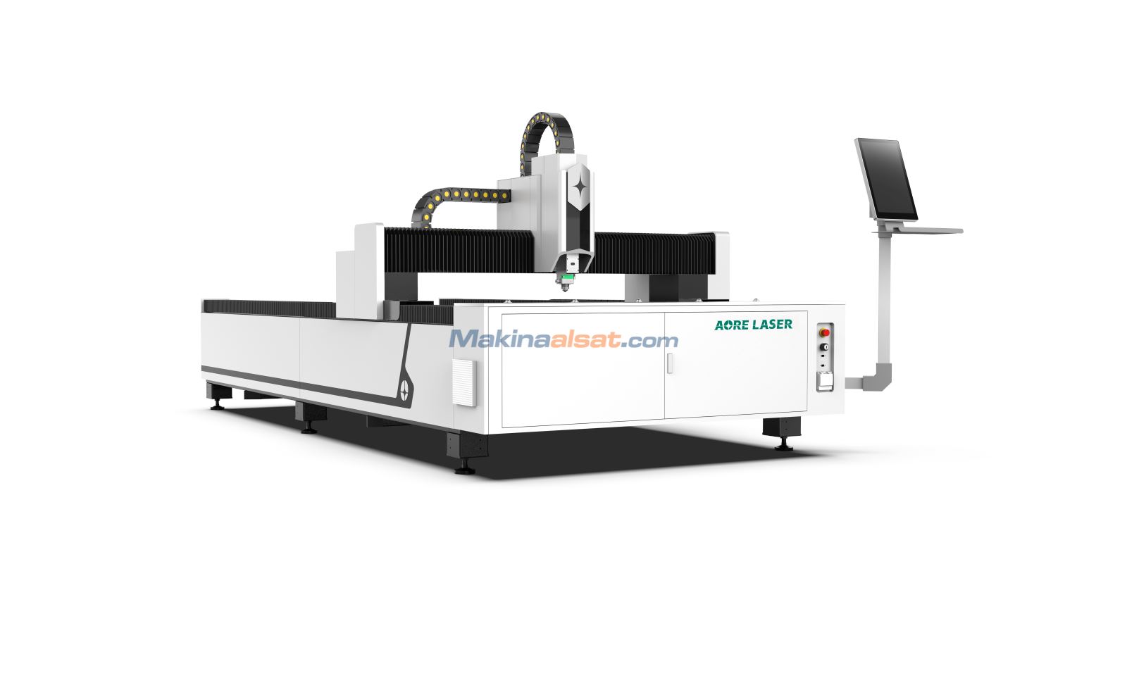 HAKSAN & AORE F SERİSİ 1530 3 KW (AÇIK KABİN, TEK TABLA) FİBER LAZER ...