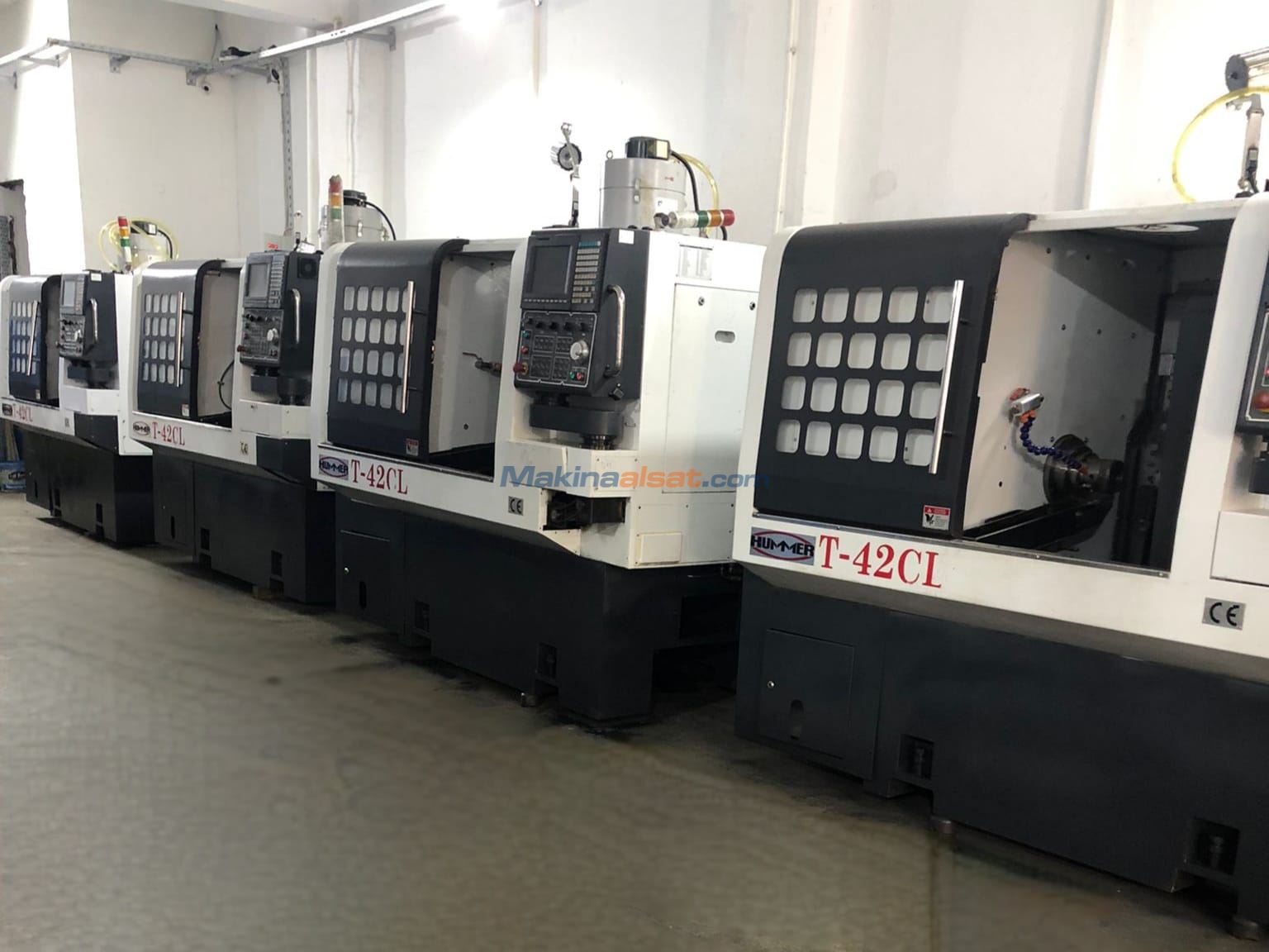 Satılık ikinci el Hummer T42CL CY Eksenli Otomat CNC Otomat Torna CNC Otomat Torna makinesi