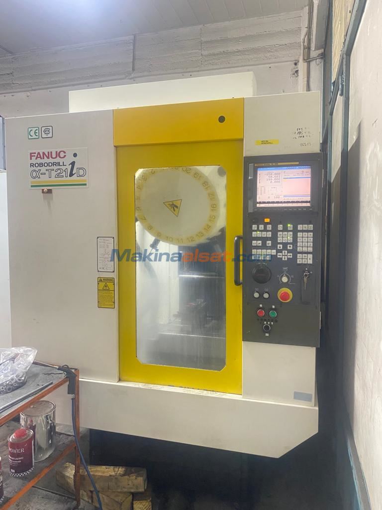 FANUC ROBODRILL ALPHA 21 iD CNC TAPPING CENTER Used Cnc Vertical ...