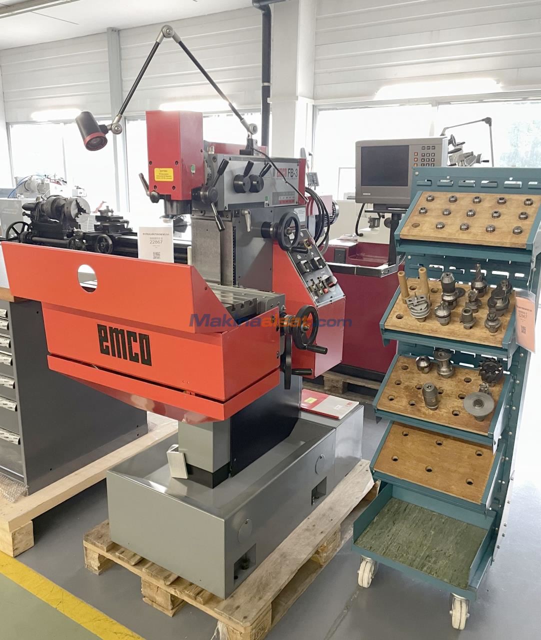 Satılık ikinci el EMCO FB-3 CNC Freze CNC Freze makinesi