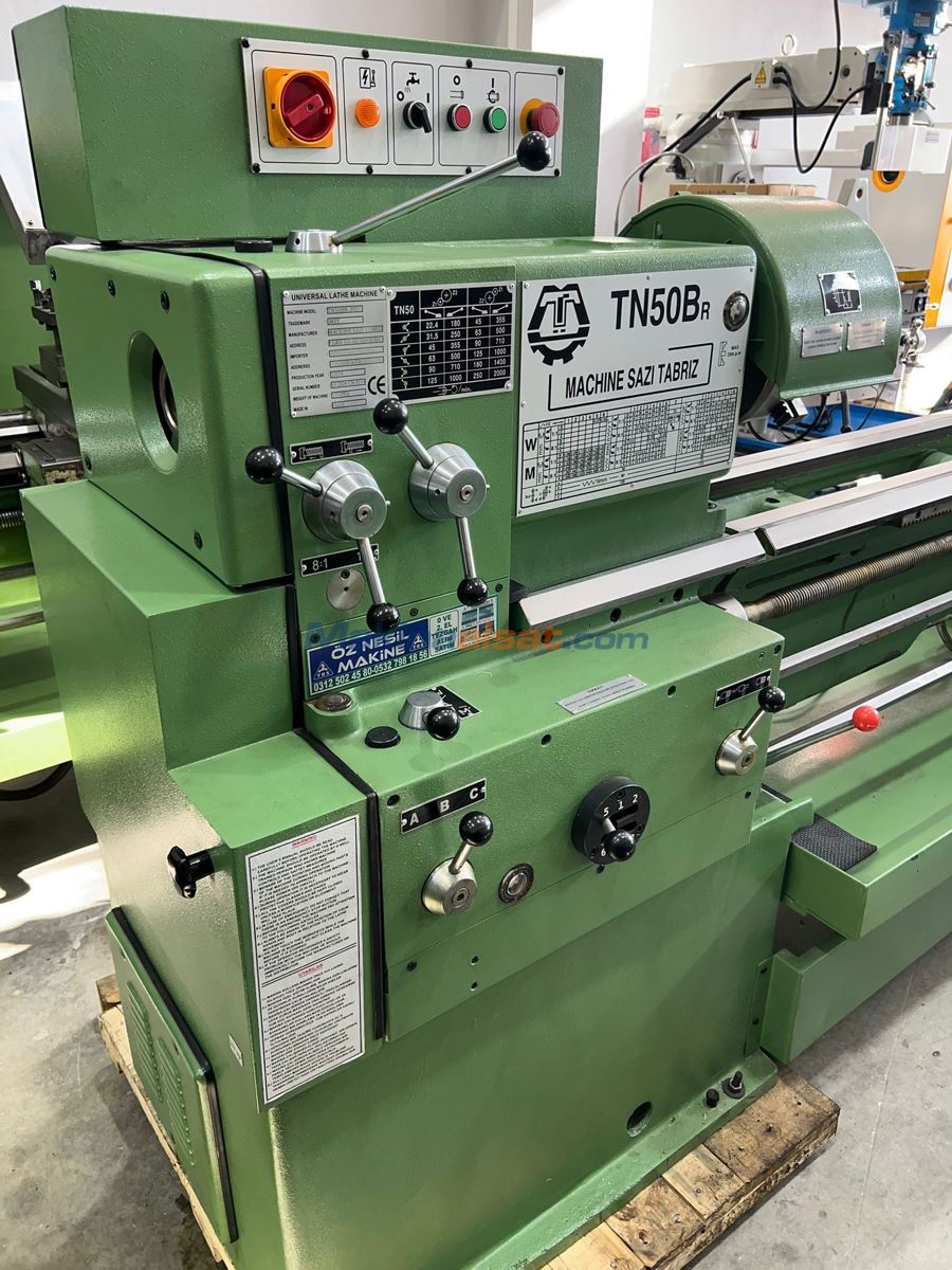 SN 50 İran Tos 2 Metre Sıfır Torna Used Centre Lathe machine for sale