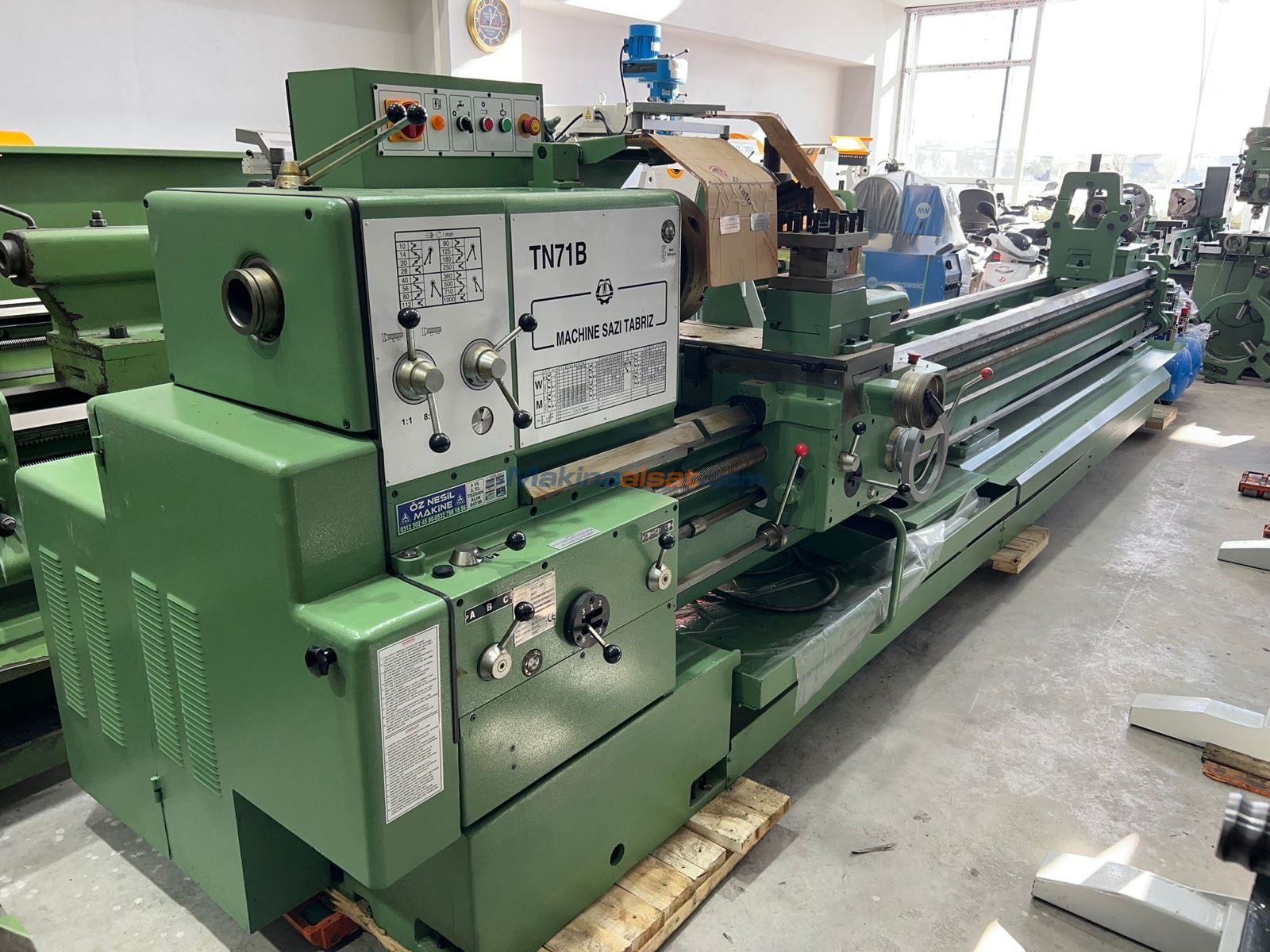 SN 71 - 4 Metre Sıfır İran Tos Torna Used Centre Lathe machine for sale