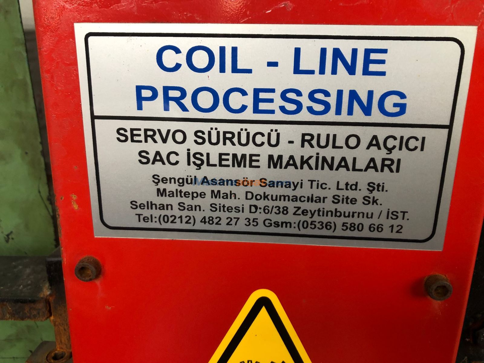 1.5 METRE SAC DÜZELTME Used Other Metal Forming Machines machine for sale