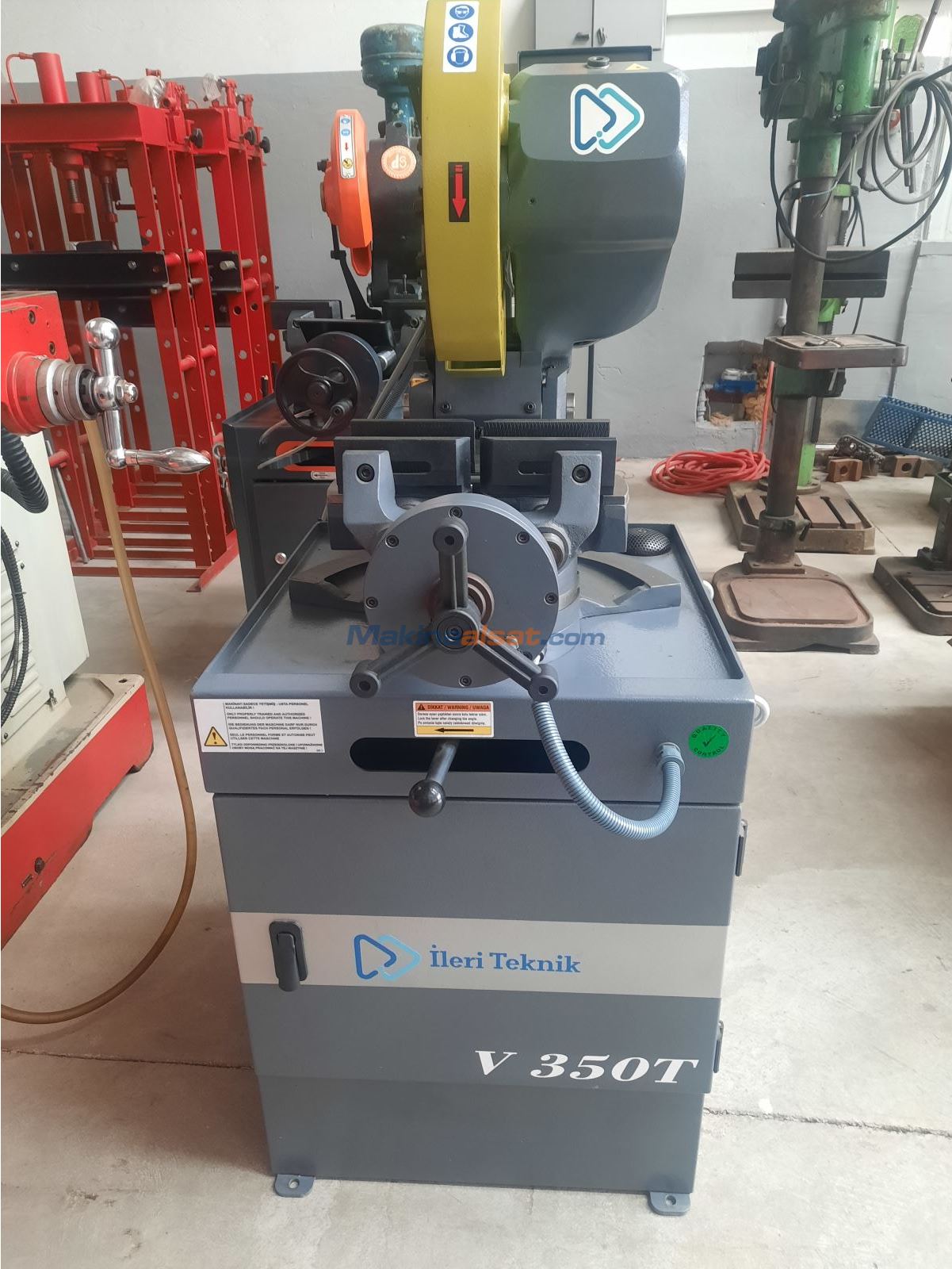 İLERİ MAKİNA V 350 T ÇAPAKSIZ KESİM Used Circular Sawing Machine ...