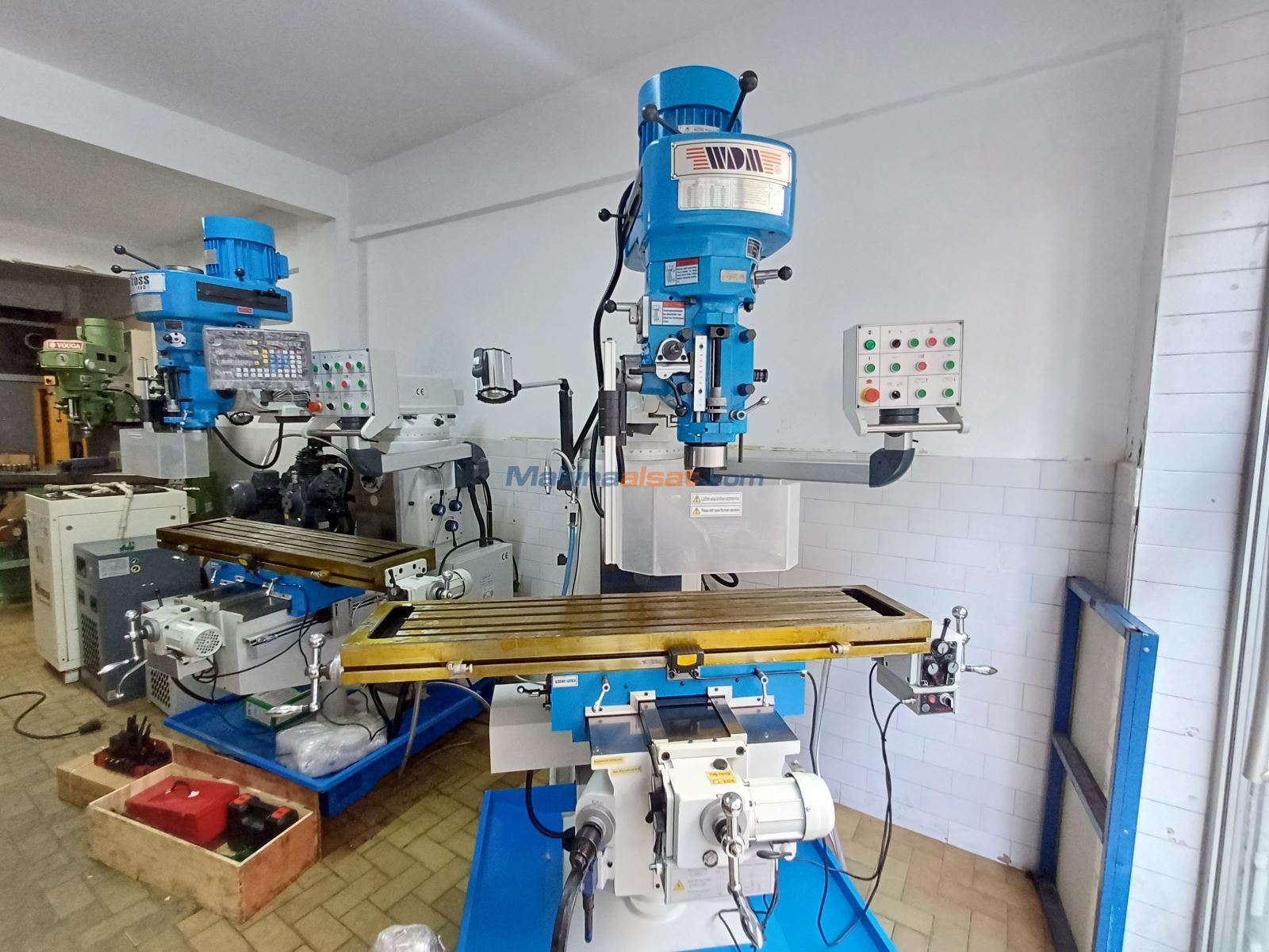 WDM 4 NUMARA GÖBEKTEN MİLLİ KALIPÇI FREZE Used Universal Milling ...