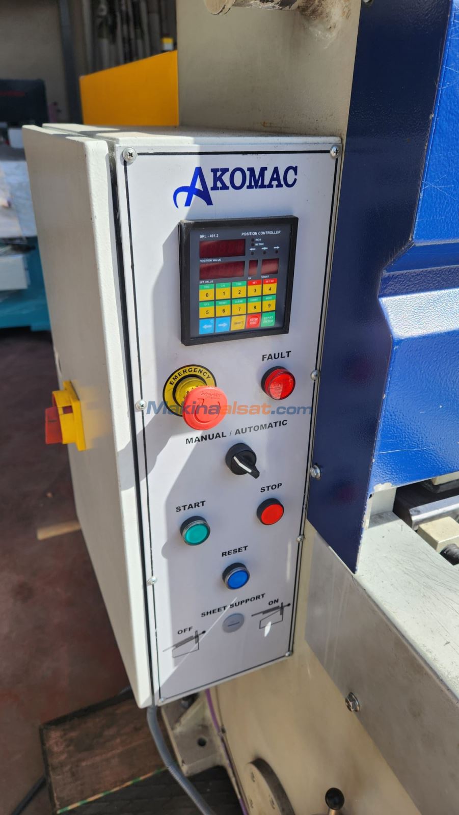 2016 MODEL 2050 X 4MM REDÜKTÖR MOTORLU GİYOTİN MAKAS Used Mechanical ...