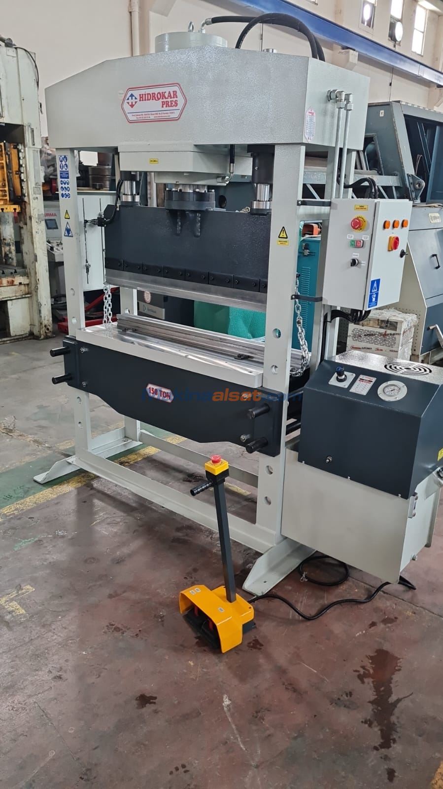 150 TON ABKANT BIÇAKLI HİDROLİK PRES Used Hydraulic Tryout Press ...