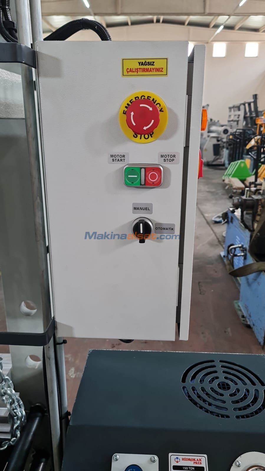 150 TON ABKANT BIÇAKLI HİDROLİK PRES Used Hydraulic Tryout Press ...