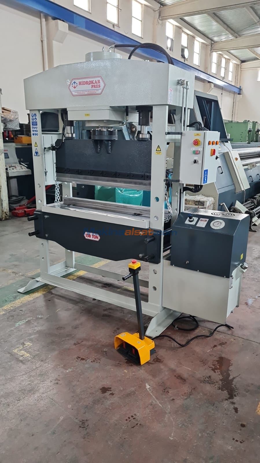 150 TON ABKANT BIÇAKLI HİDROLİK PRES Used Hydraulic Tryout Press ...