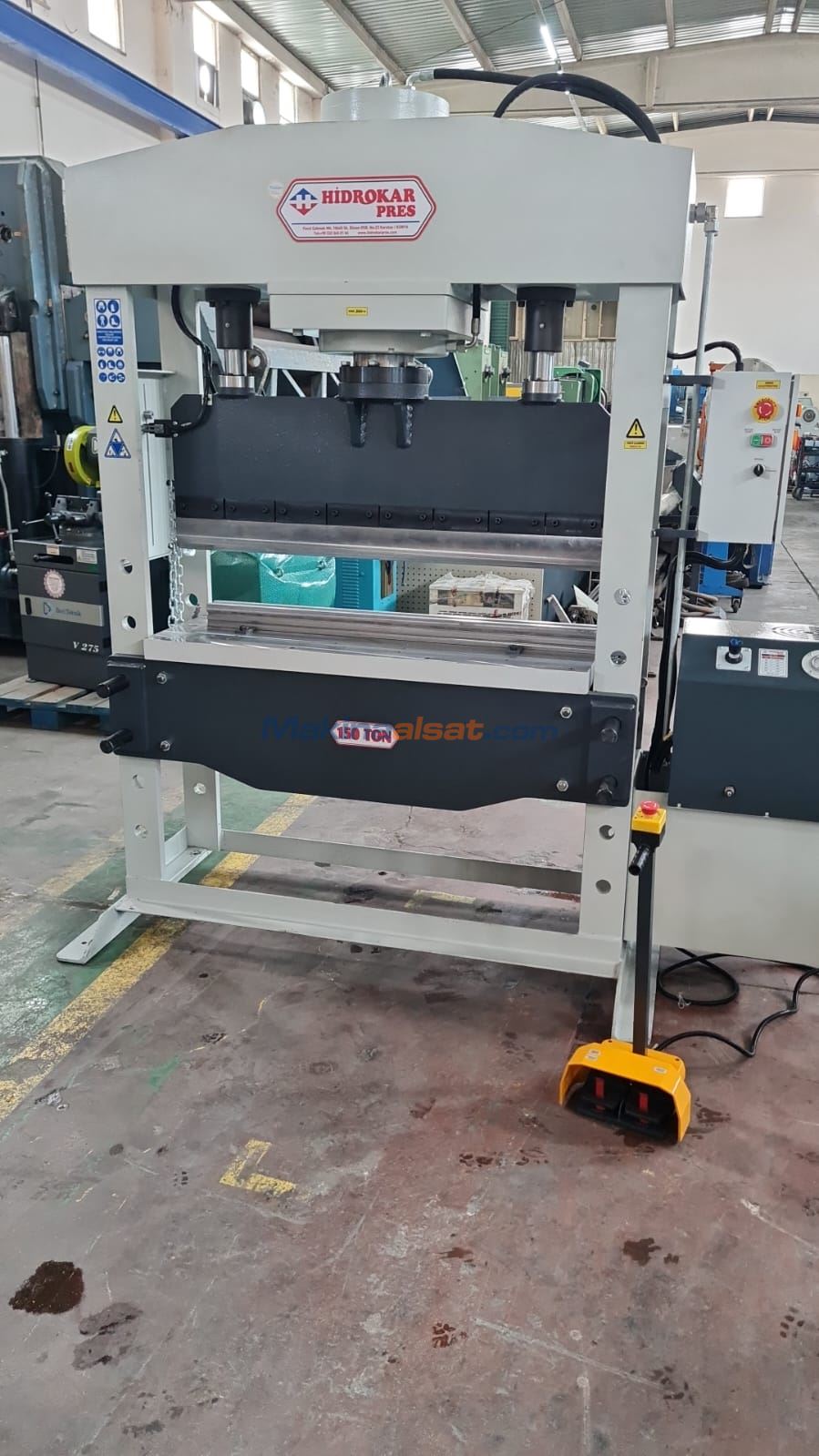 150 TON ABKANT BIÇAKLI HİDROLİK PRES Used Hydraulic Tryout Press ...