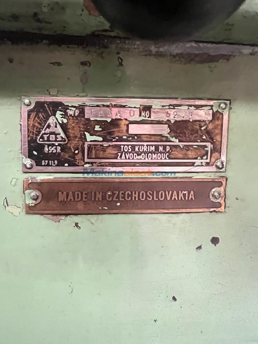 Satılık ikinci el Tos FA3 Freze Universal Freze / Kalıpçı Freze makinesi