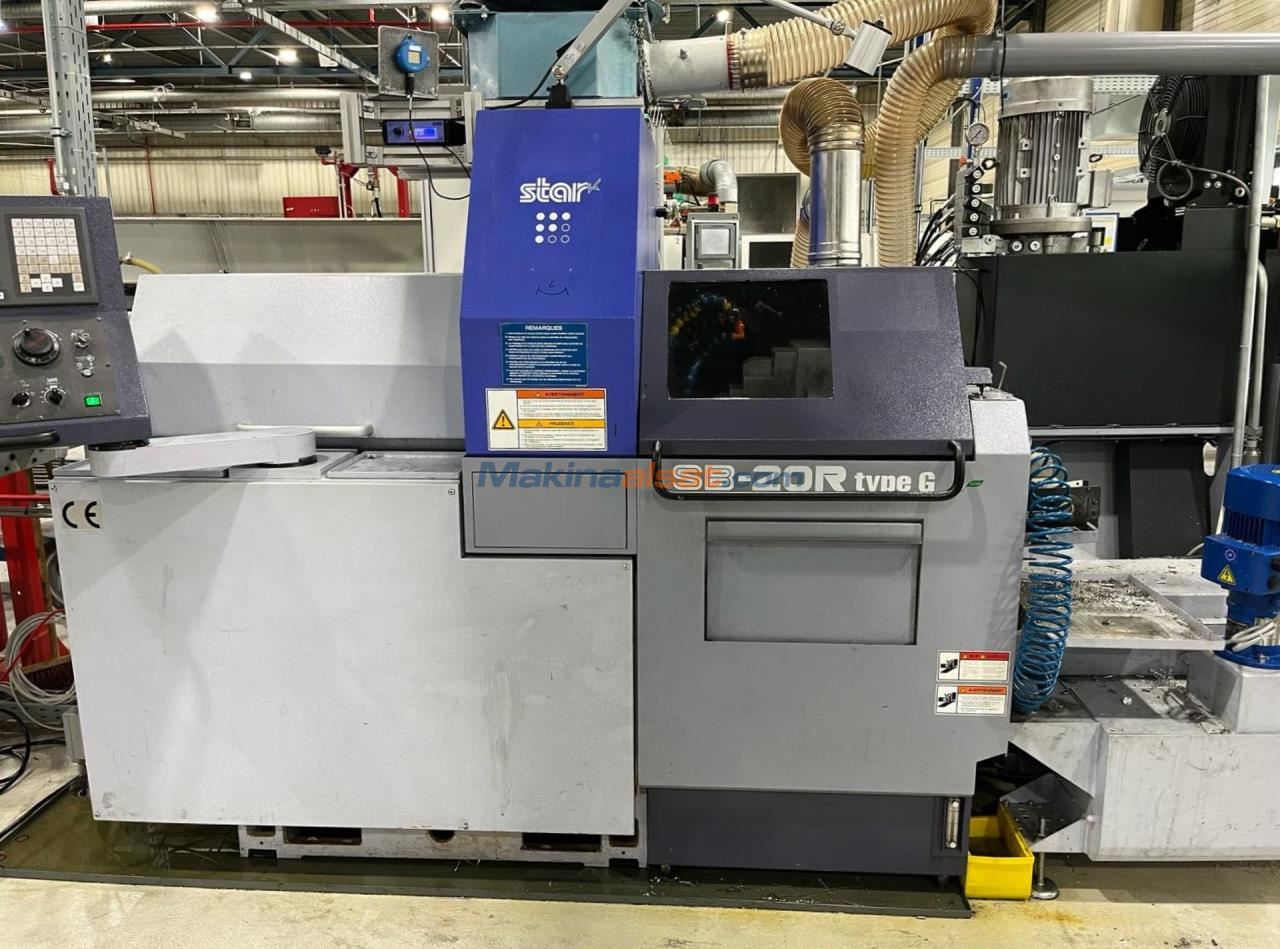 Satılık ikinci el STAR SB-20R type G CNC Otomat Torna CNC Otomat Torna makinesi