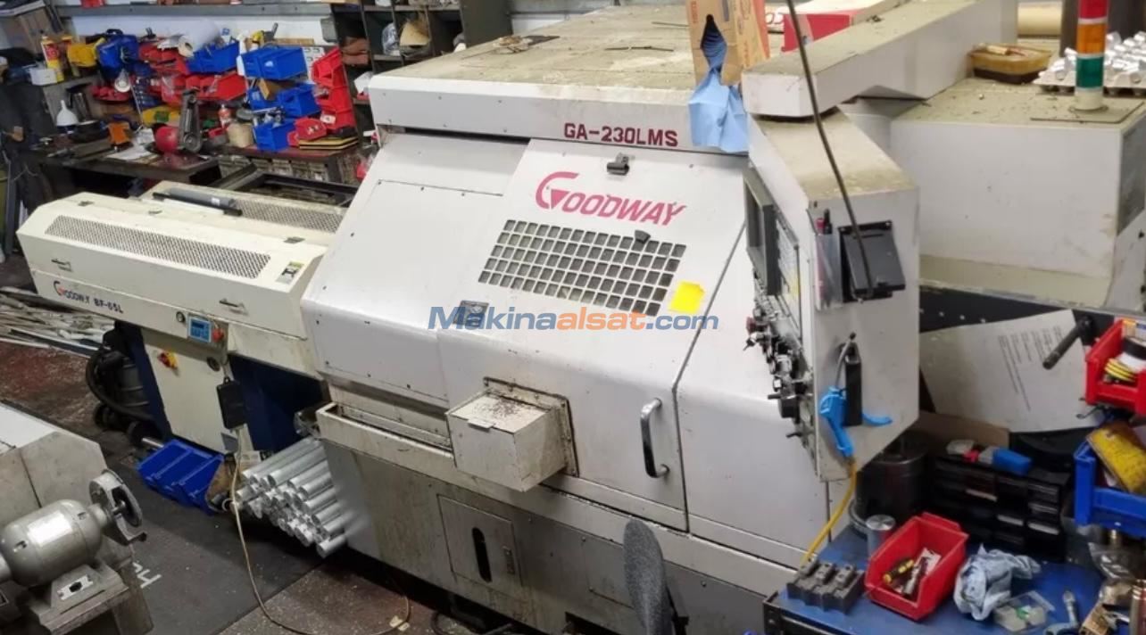 GOODWAY GA-230-LMS CNC TORNA Used Cnc Lathe machine for sale